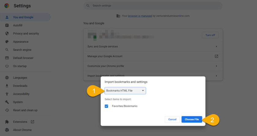How To Share Specific Bookmarks And Bookmark Folders Between Users ...