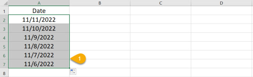 An Excel Trick To Quickly Increment Dates For Each Row – Arts Hacker
