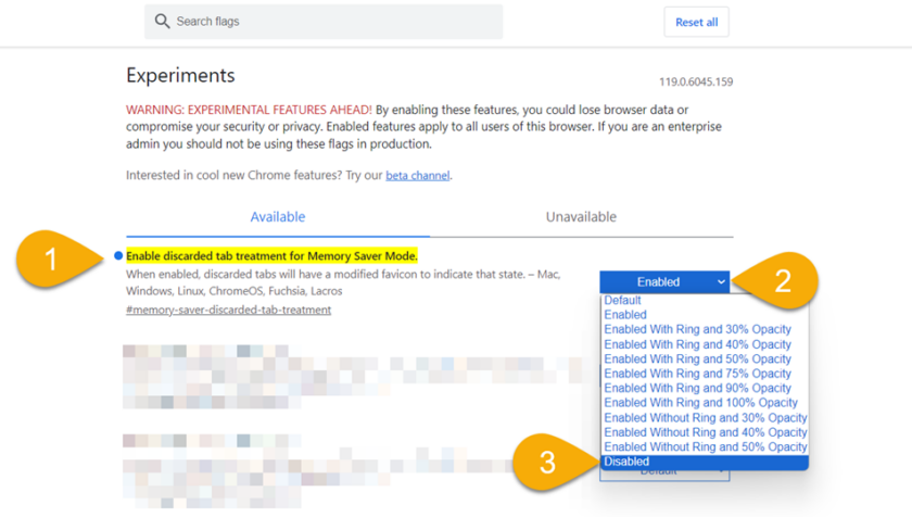 How To Deactivate Chrome’s New Annoying Discarded Tab Ring Treatment ...